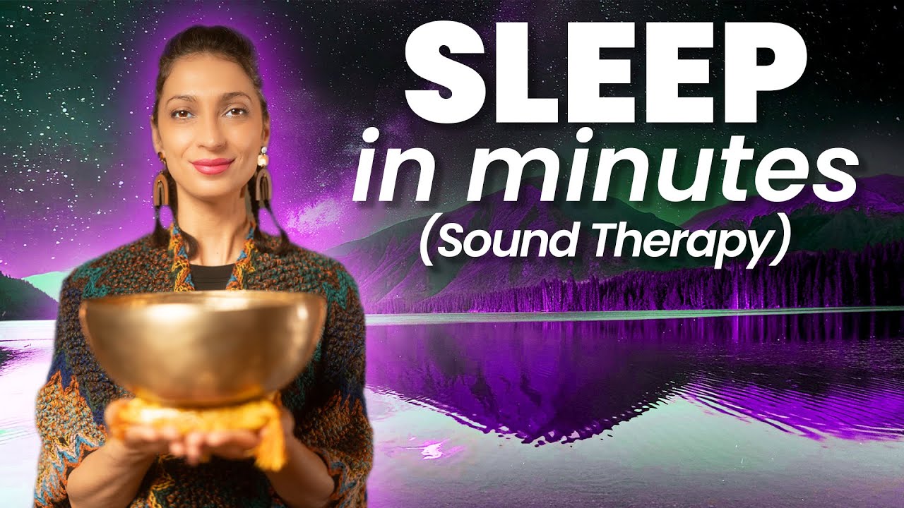 SLEEP IN MINUTES | Reset The Vagus Nerve | Sound Bath Healing ...